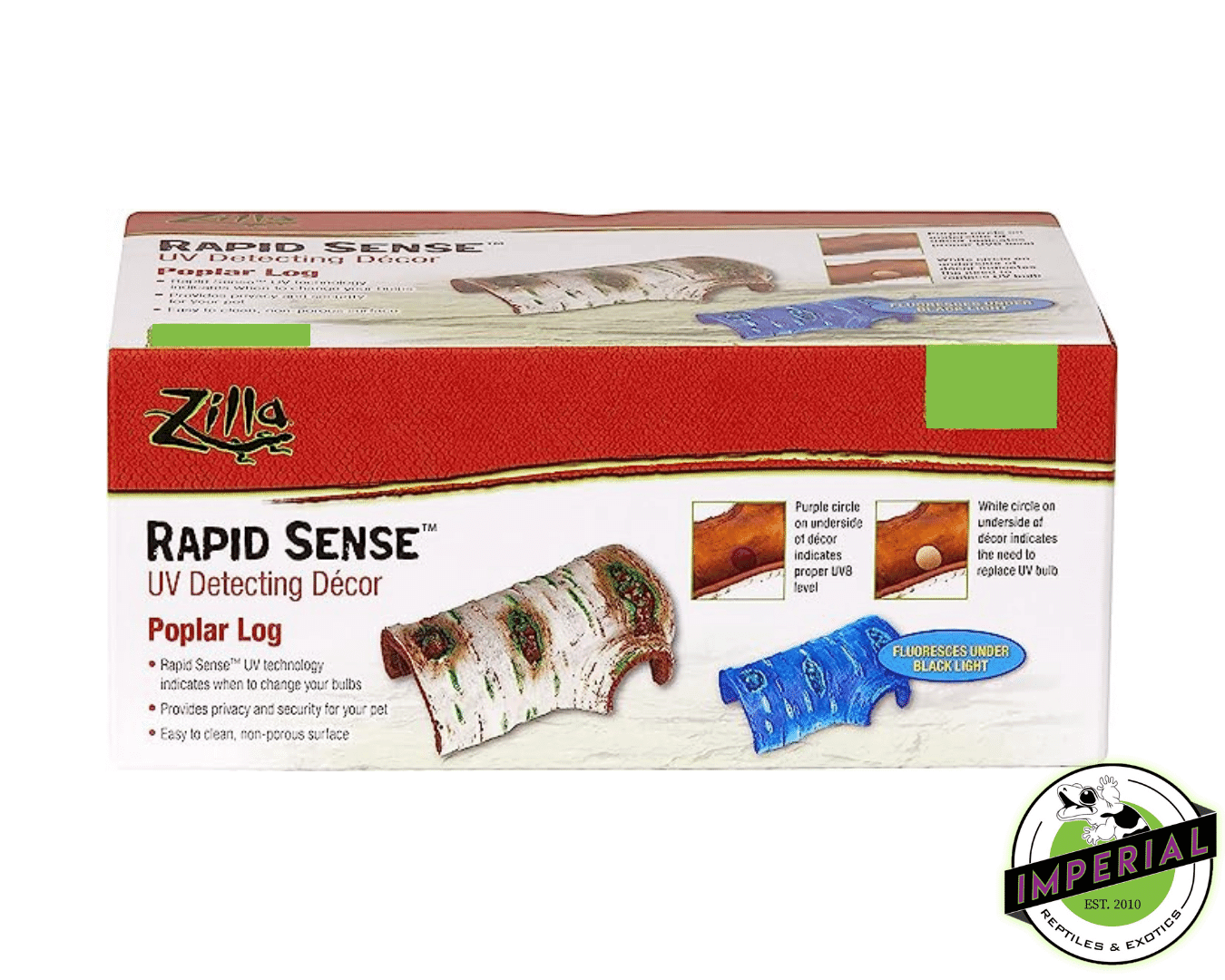 Zilla Rapid Sense UV Detecting Decor Poplar Log For Sale - Imperial Reptiles – IMPERIAL REPTILES ...