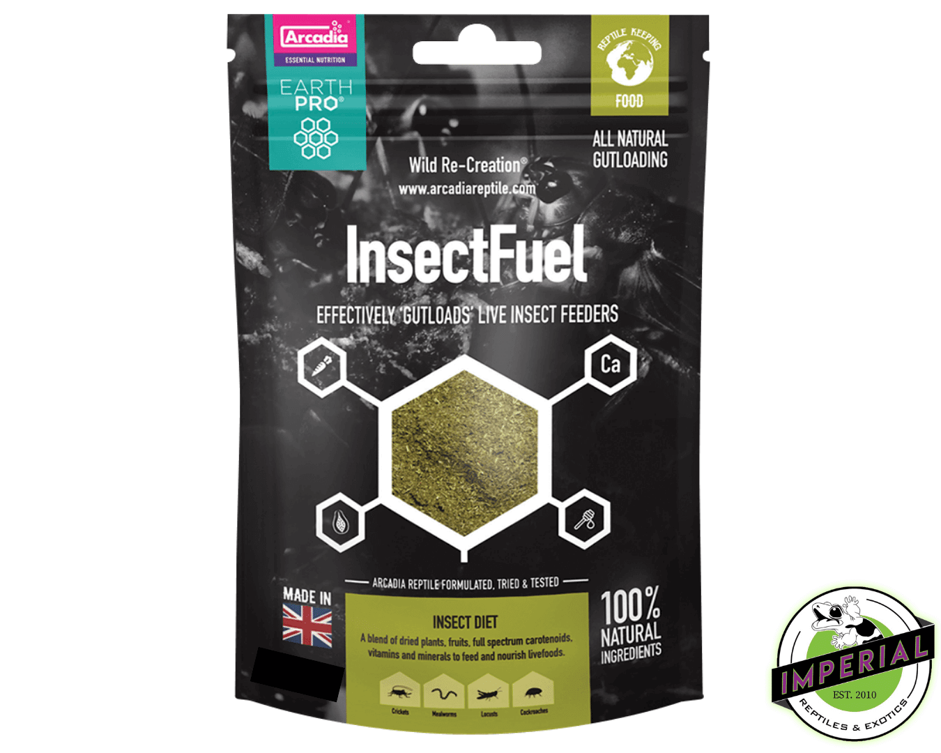 Arcadia EarthPro Insect Fuel Gutload For Sale - Imperial Reptiles ...